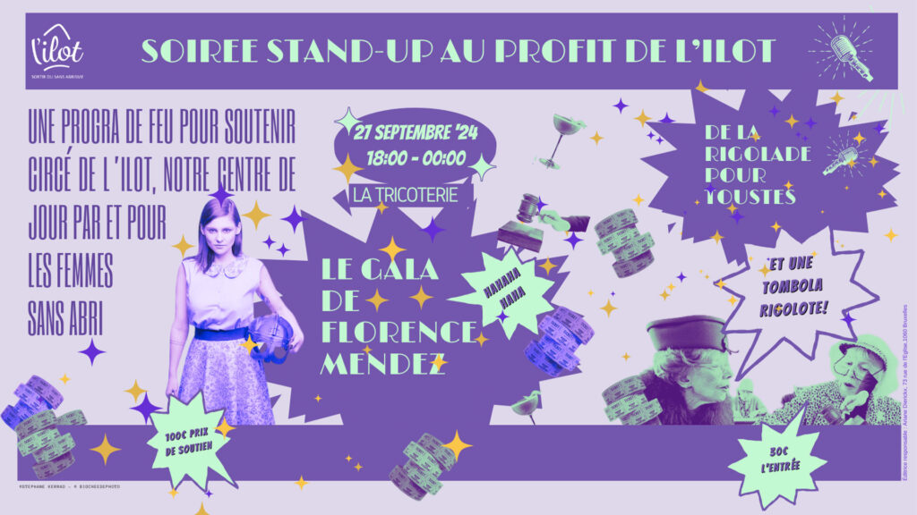 27 septembre : le gala de Florence Mendez pour L’Ilot